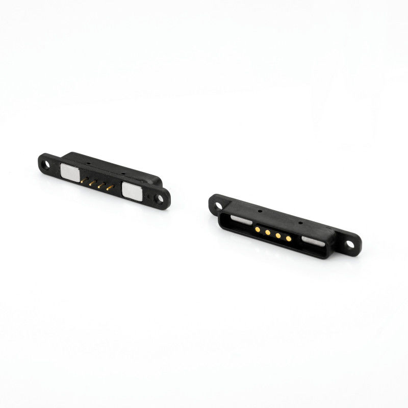 สปริงติดต่อแม่เหล็ก Pogo Pin แบตเตอรี่เชื่อมต่อสําหรับ PCB แบตเตอรี่ ...